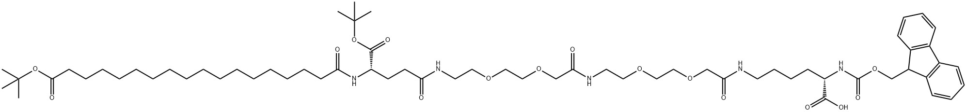 Semaglutide intermediate Fmoc-Lys[Oct-(Otbu)-Glu-(Otbu)-AEEA-AEEA]-OH ...